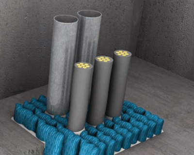 Fire Pillows tested firestop system